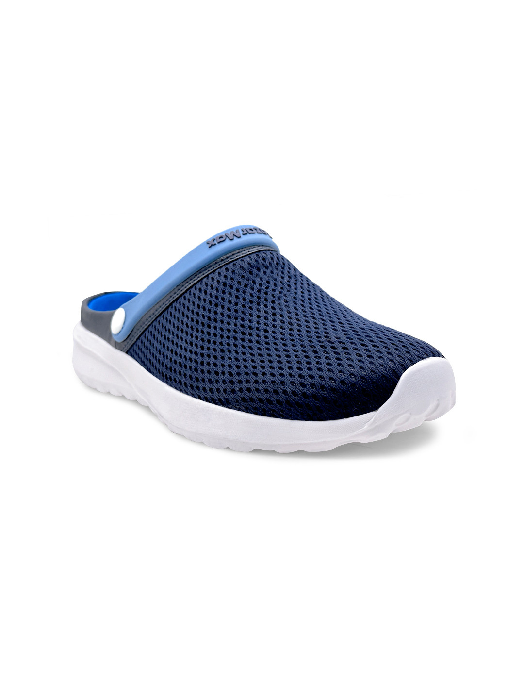 Buy KazarMax Men Navy Blue Mesh Clogs - Sandals for Men 12314826 | Myntra