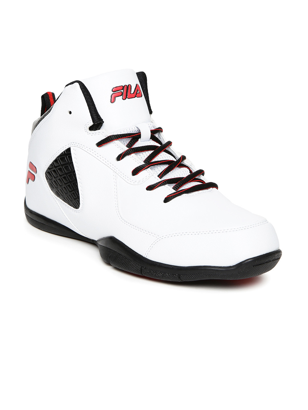 Buy FILA Men White Factor Basketball Shoes - Sports Shoes for Men ...