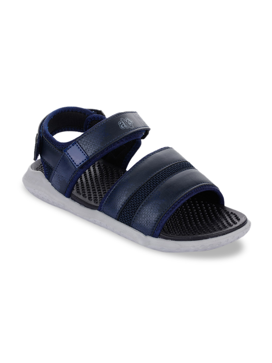Buy Liberty Men Navy Blue Solid Sports Sandals - Sandals for Men ...