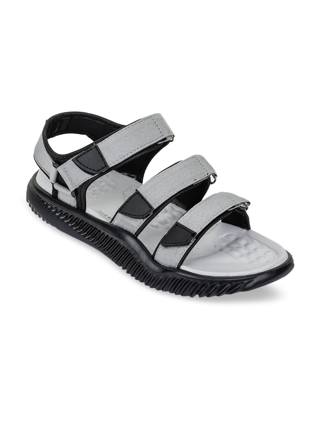 Buy Liberty Men Grey Comfort Sandals - Sandals for Men 12344010 | Myntra