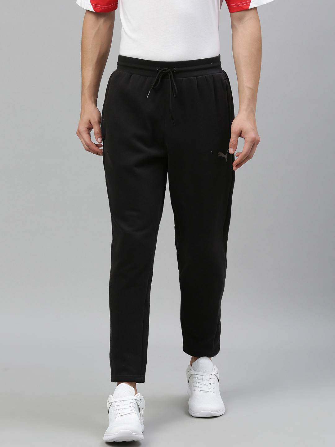 Buy Puma Men's Black Solid Train Favorite Trackpants - Track Pants for ...