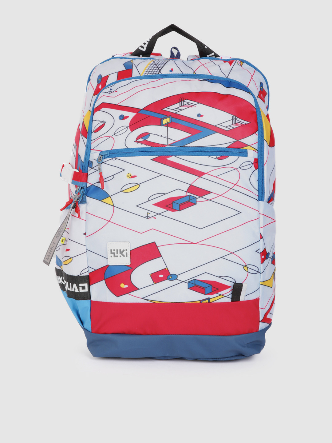 Buy Wildcraft Unisex White SQUAD 1 Play Off Graphic Backpack ...