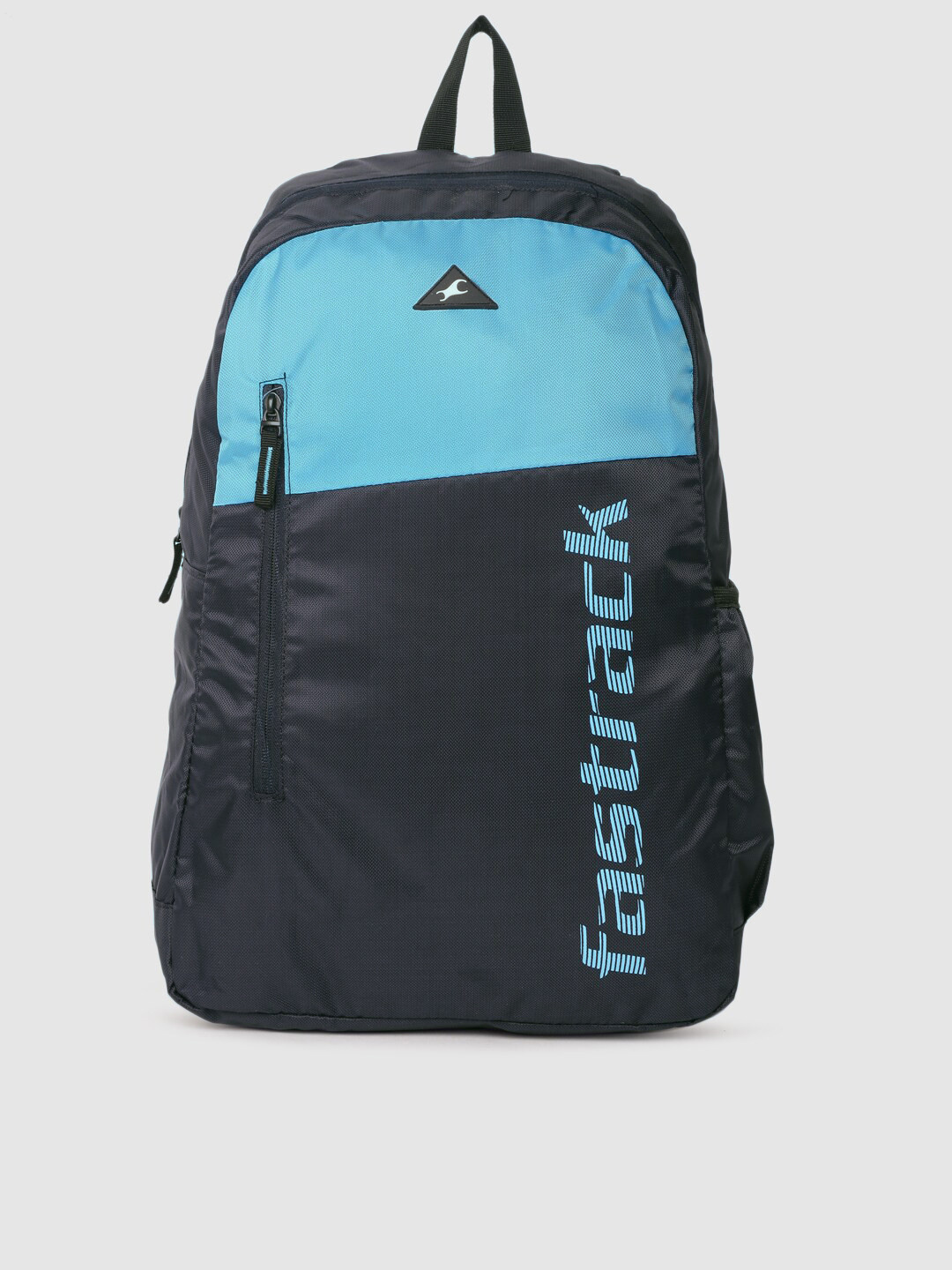 Buy Fastrack Men Blue Colourblocked Backpack - Backpacks for Men ...