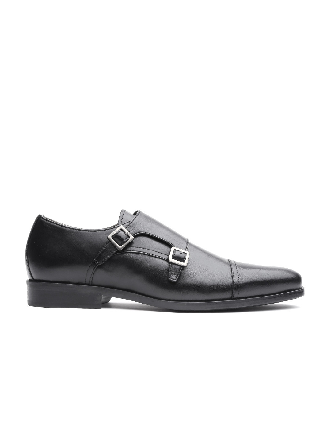 Buy Clarks Men Black Leather Monks - Formal Shoes for Men 1236392 | Myntra