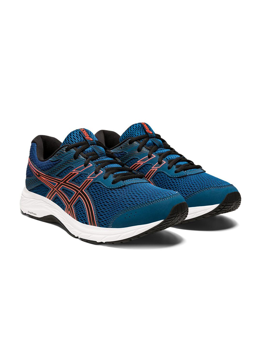 Buy ASICS Men Blue & Red GEL CONTEND 6 Running Shoes - Sports Shoes for ...