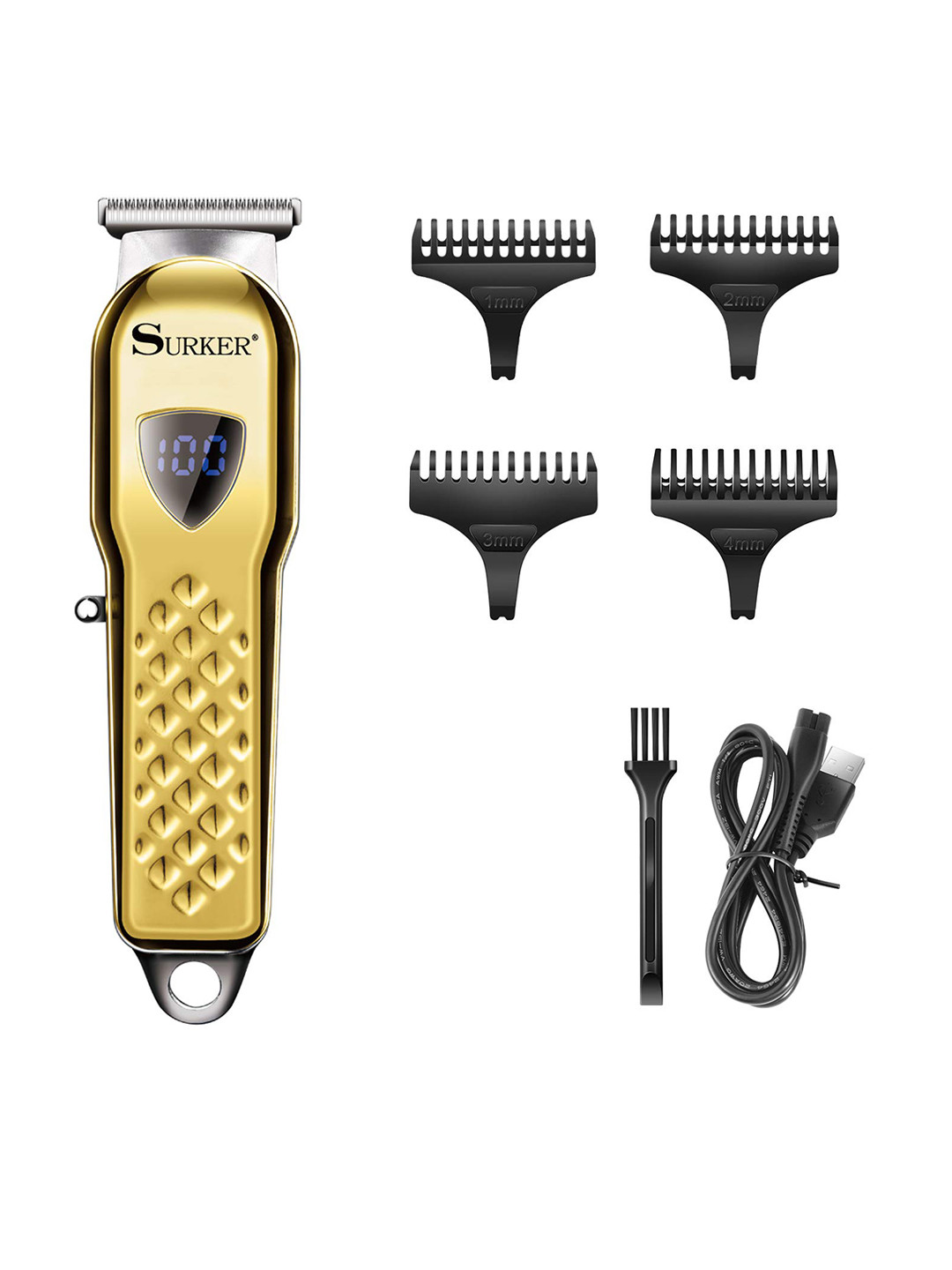 Buy Surker Men Gold & Black Hair Clipper Kit - Trimmer for Men 12368954 ...