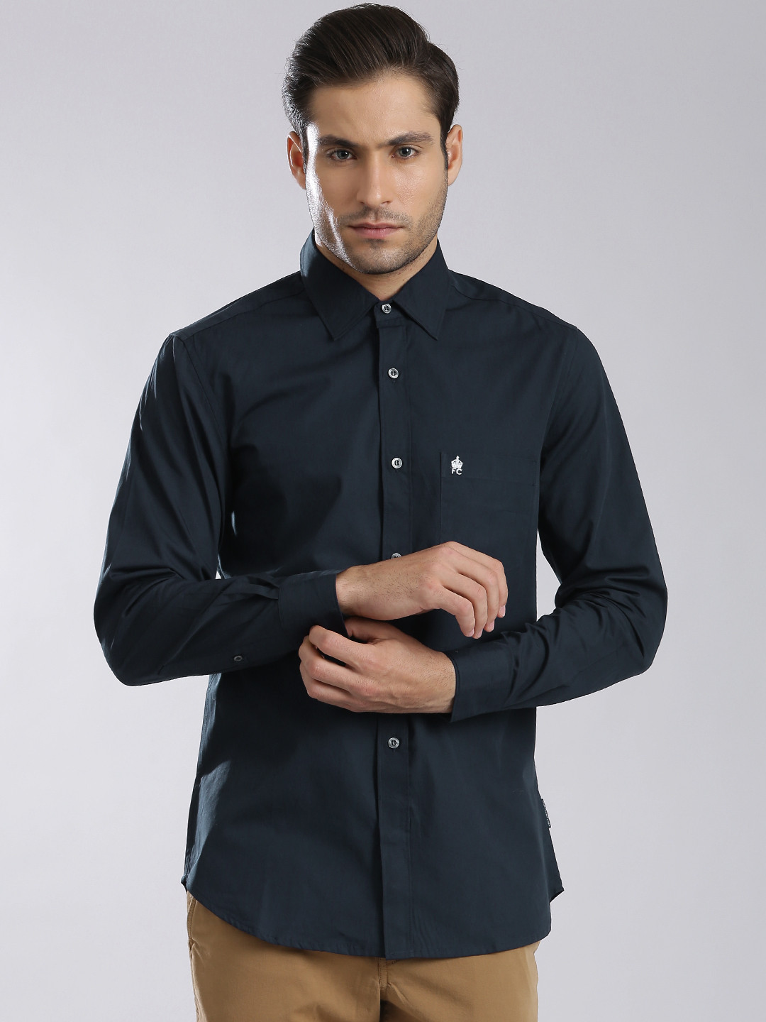Buy French Connection Navy Casual Shirt - Shirts for Men 1237530 | Myntra