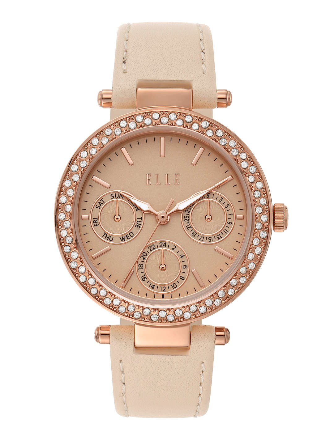 Buy ELLE Women Beige Analogue Watch 12405330 - Watches for Women ...