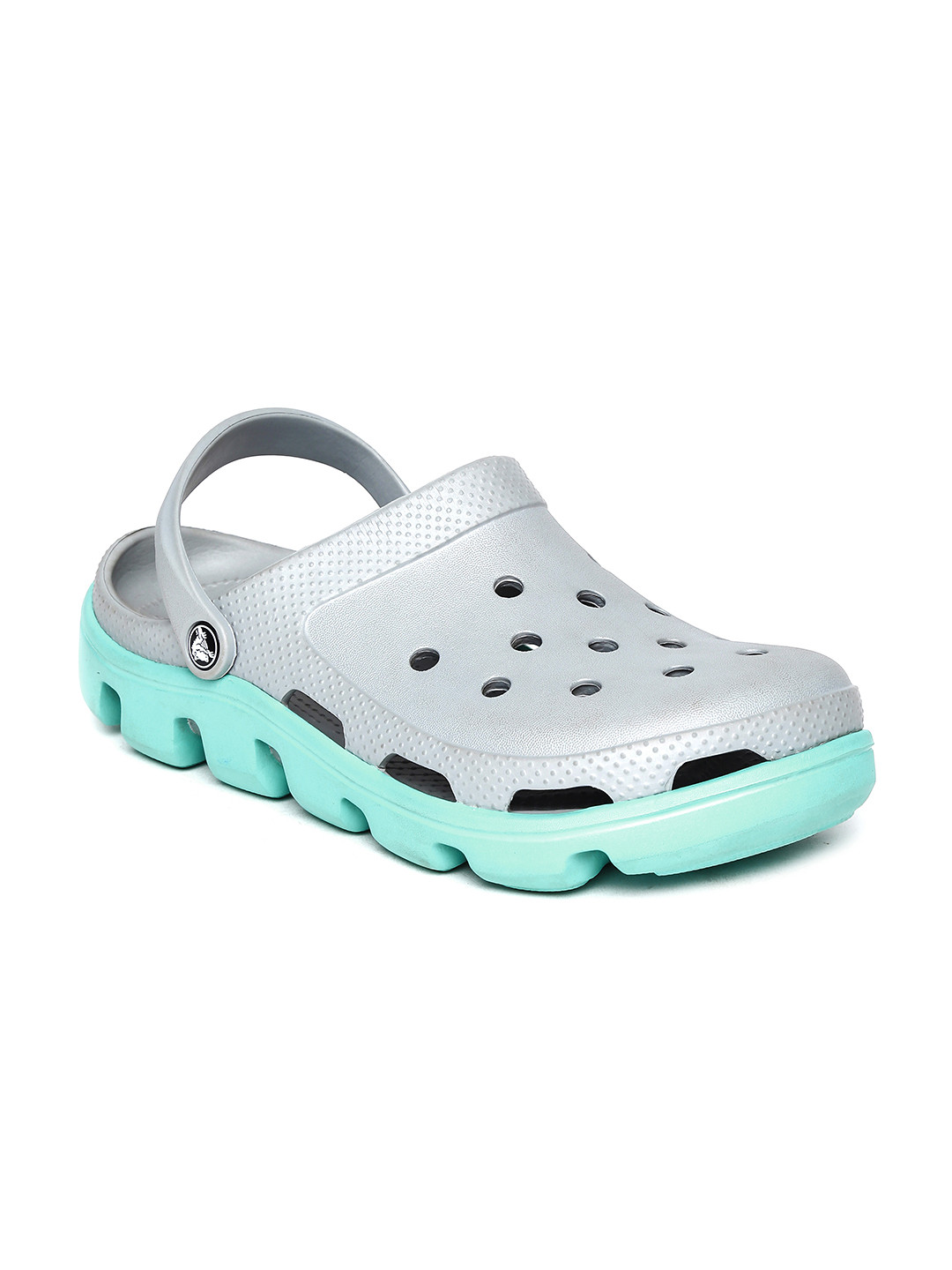 Buy Crocs Unisex Grey Clogs - Flip Flops for Unisex 1242804 | Myntra