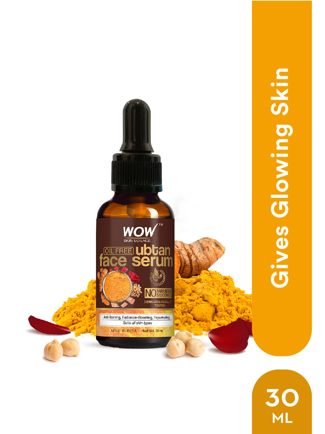 Buy WOW Skin Science Ubtan Face Serum 30 Ml - Serum And Gel for Unisex ...