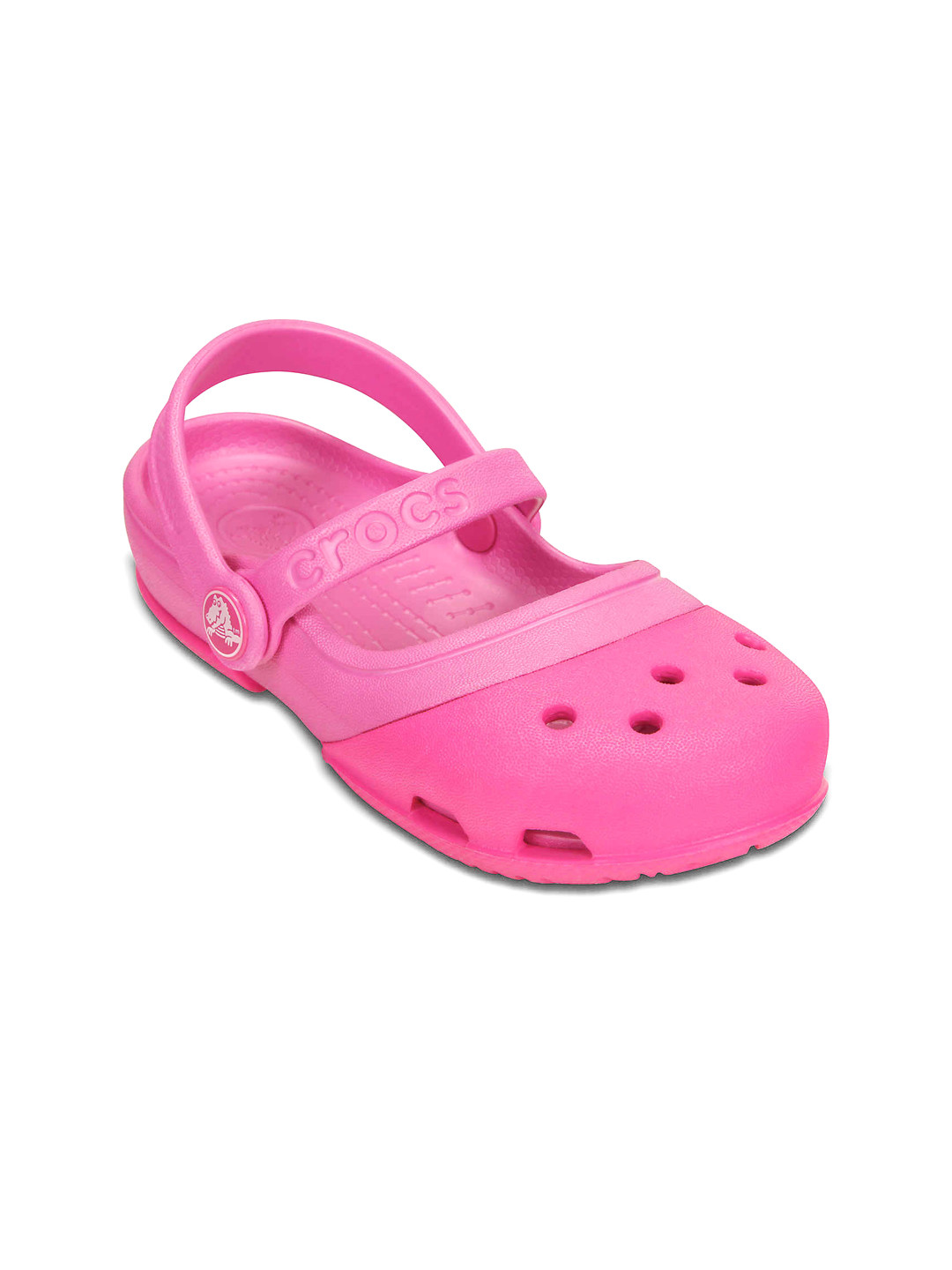 Buy Crocs Electro Girls Pink Clogs - Flip Flops for Girls 1243158 | Myntra
