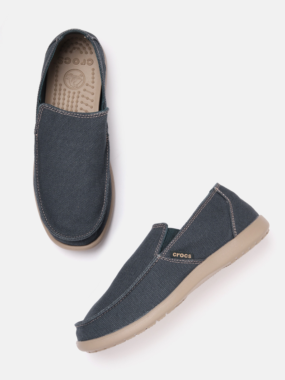 Buy Crocs Men Solid Loafers - Casual Shoes for Men 1243169 | Myntra