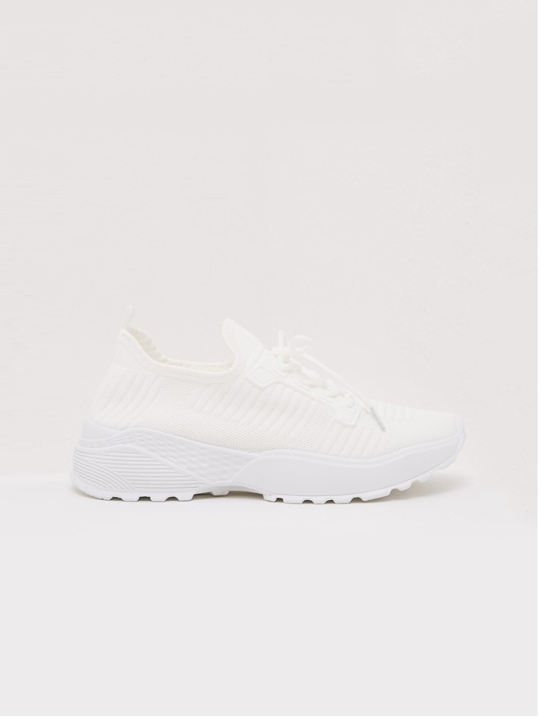 Buy Shoexpress Women White Textile Running Shoes - Sports Shoes for ...