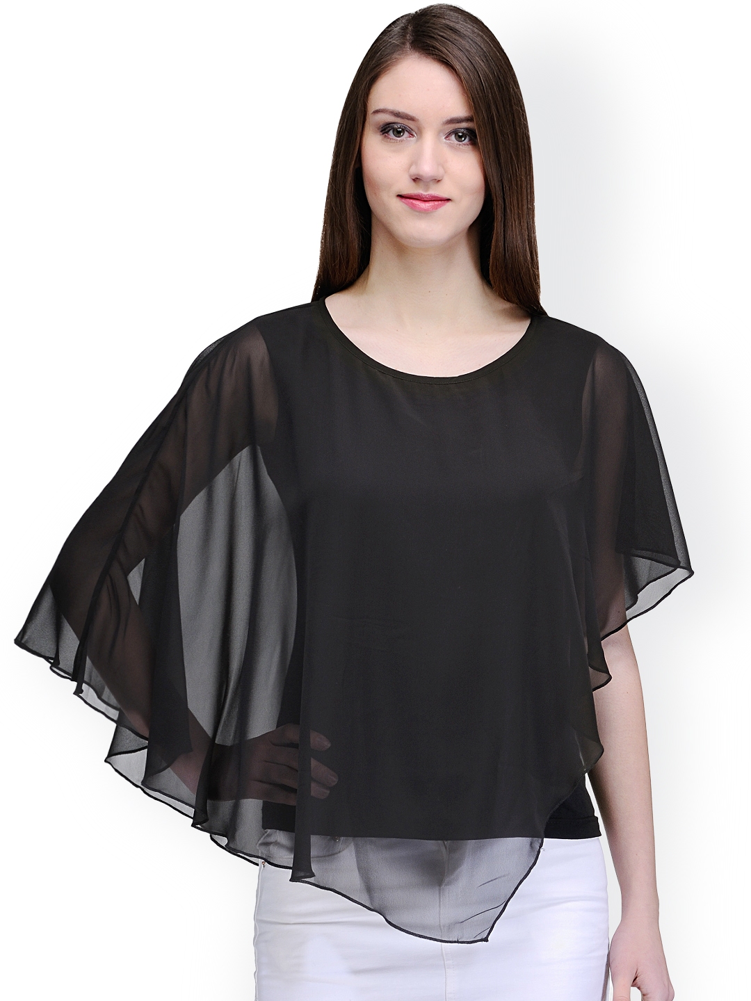 Buy The Gud Look Black Top - Tops for Women 1245366 | Myntra