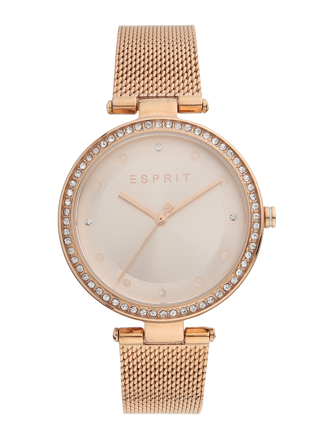 Buy ESPRIT Women Gold Toned Analogue Watch - Watches for Women 12510850 ...