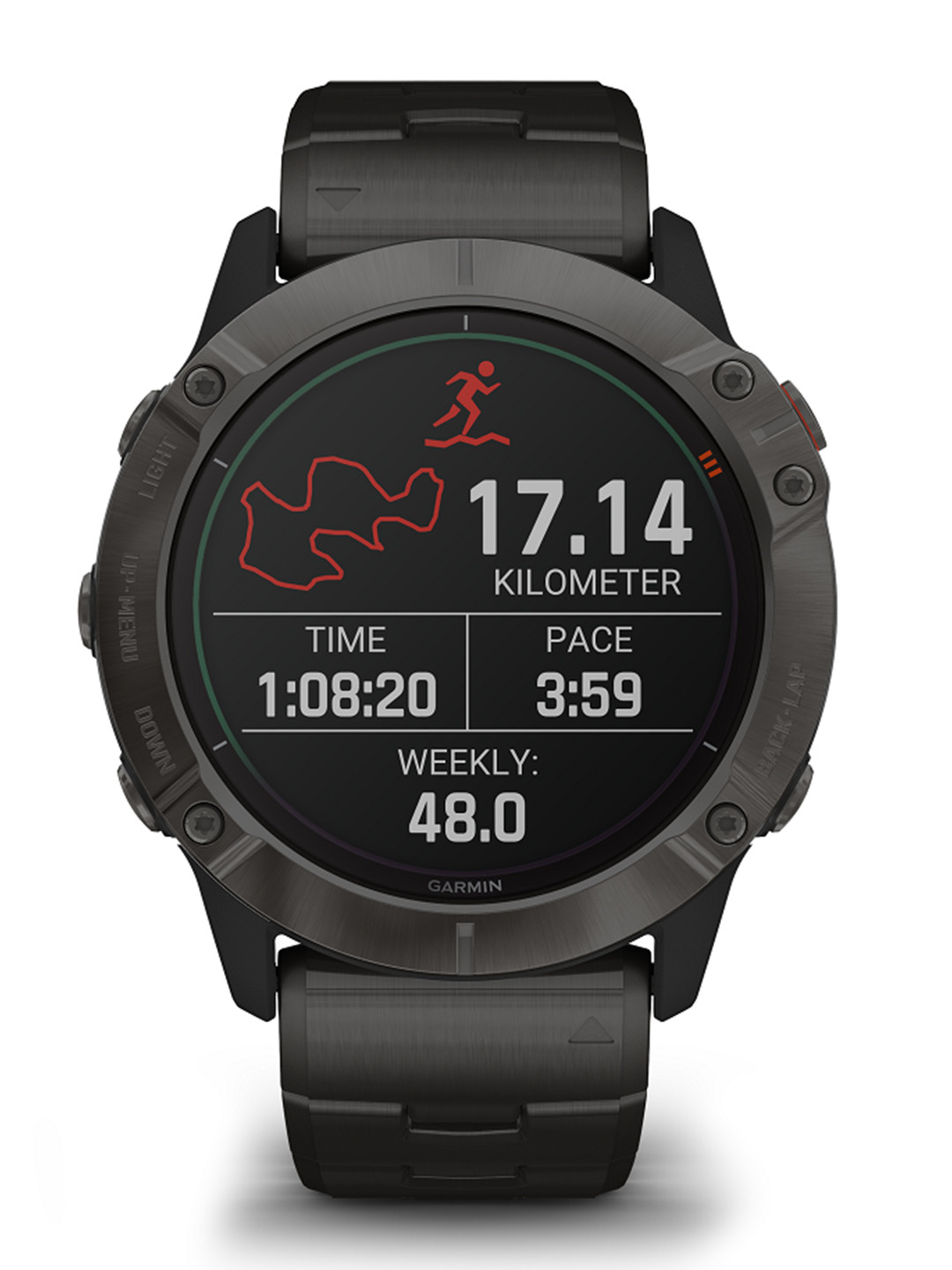 Buy Garmin Unisex Black Fenix 6X Pro Solar Sap Smart Watch 010 02157 5F ...