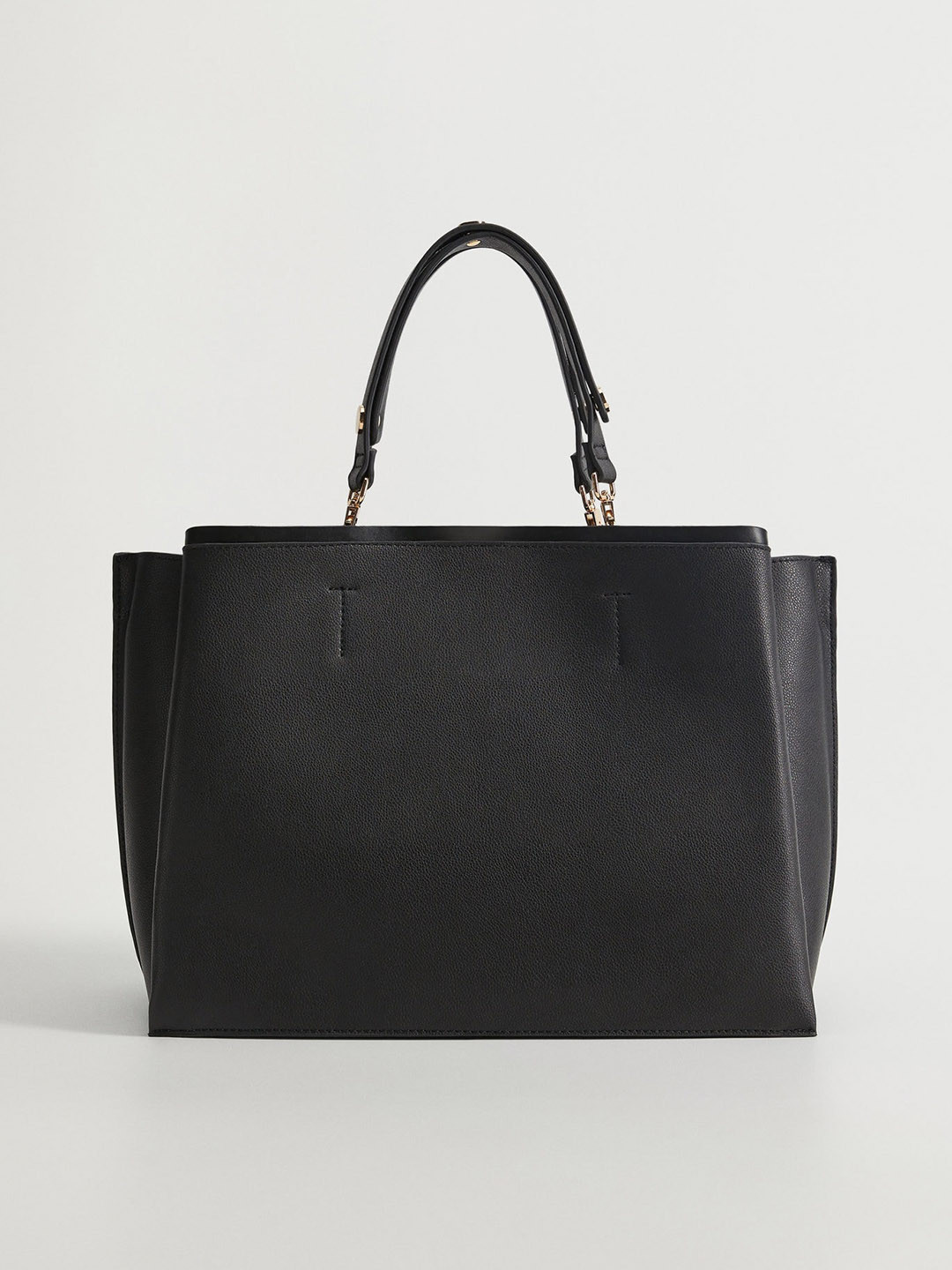 Buy MANGO Black Solid Handheld Bag - Handbags for Women 12523876 | Myntra