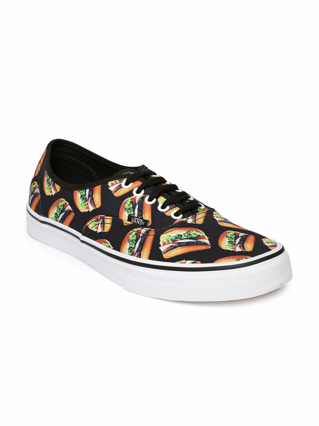 Buy Vans Men Black Authentic Printed Casual Shoes - Casual Shoes for ...
