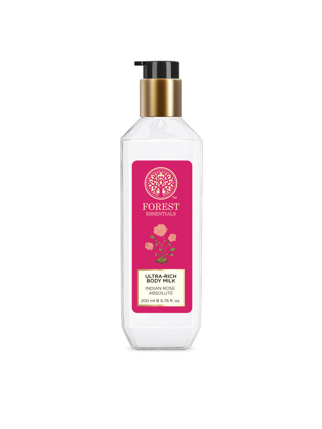 Buy Forest Essentials Ultra Rich Body Milk Indian Rose Absolute 200 Ml ...