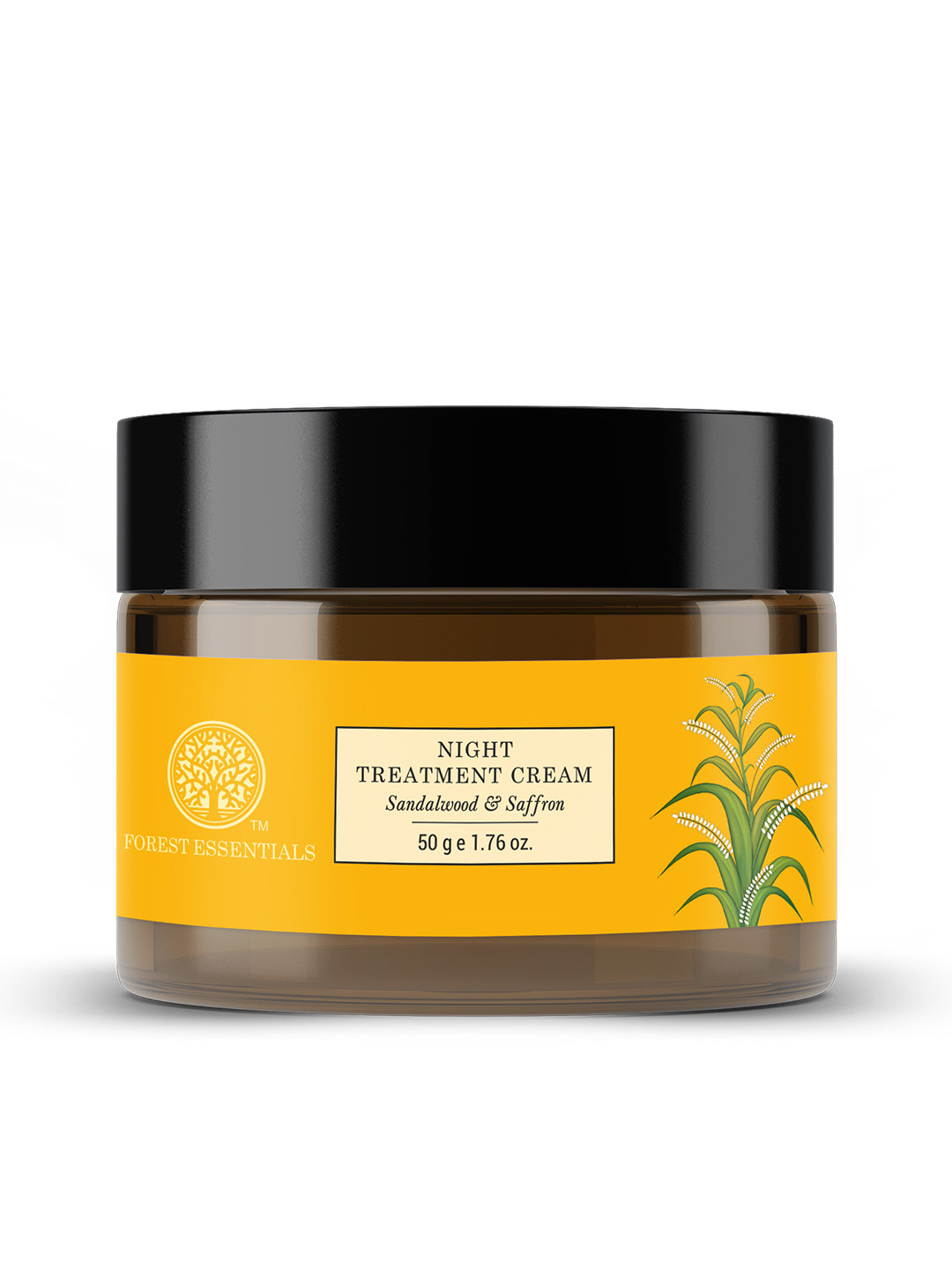 Buy Forest Essentials Night Treatment Cream Sandalwood & Saffron For ...