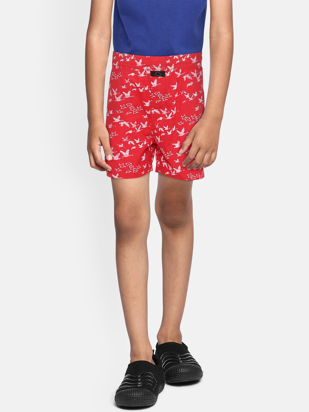 Buy Sweet Dreams Boys Red & White Conversational Print Pure Cotton ...