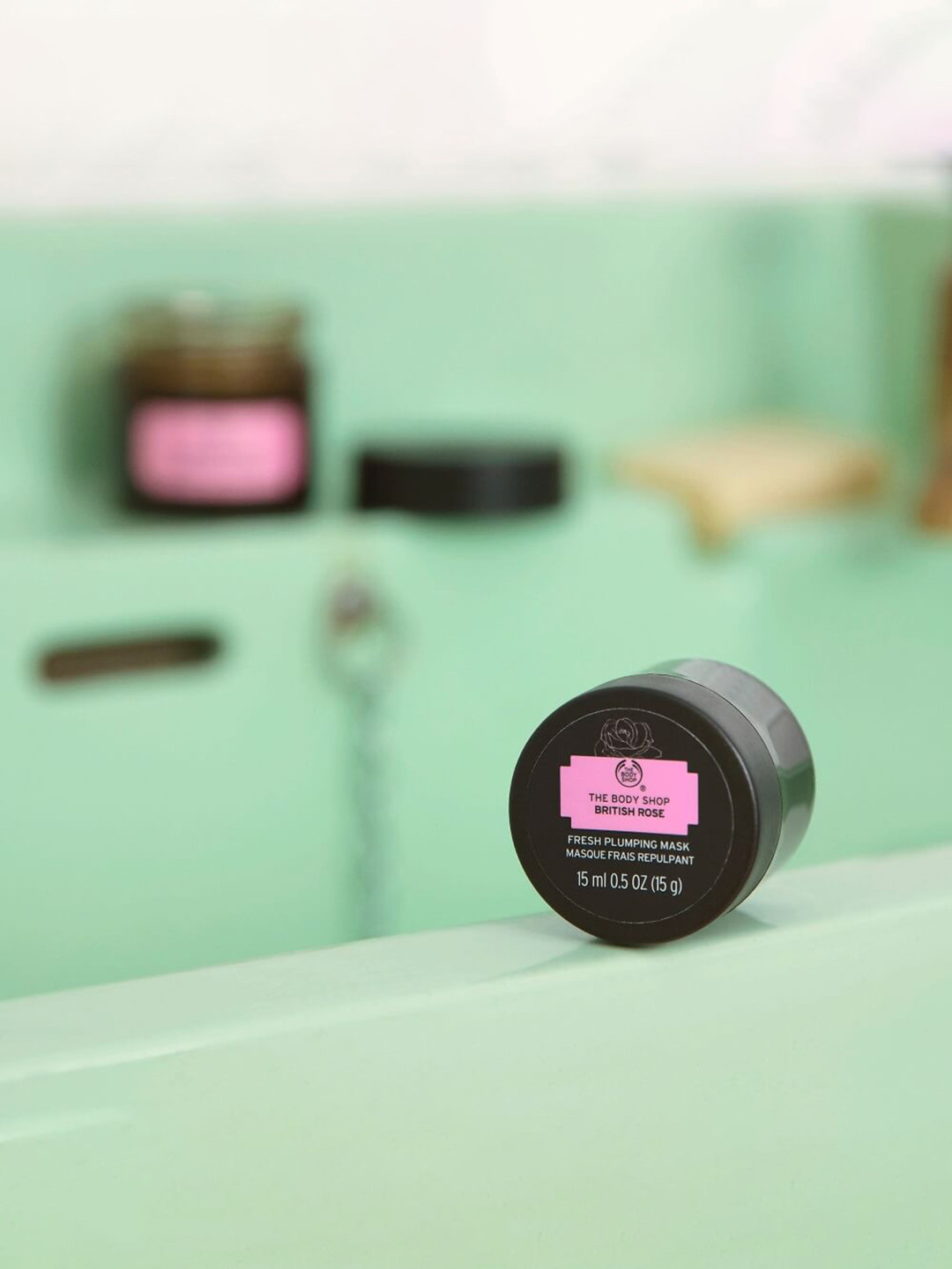 Buy THE BODY SHOP British Rose Fresh Plumping Face Mask 15 Ml - Mask ...