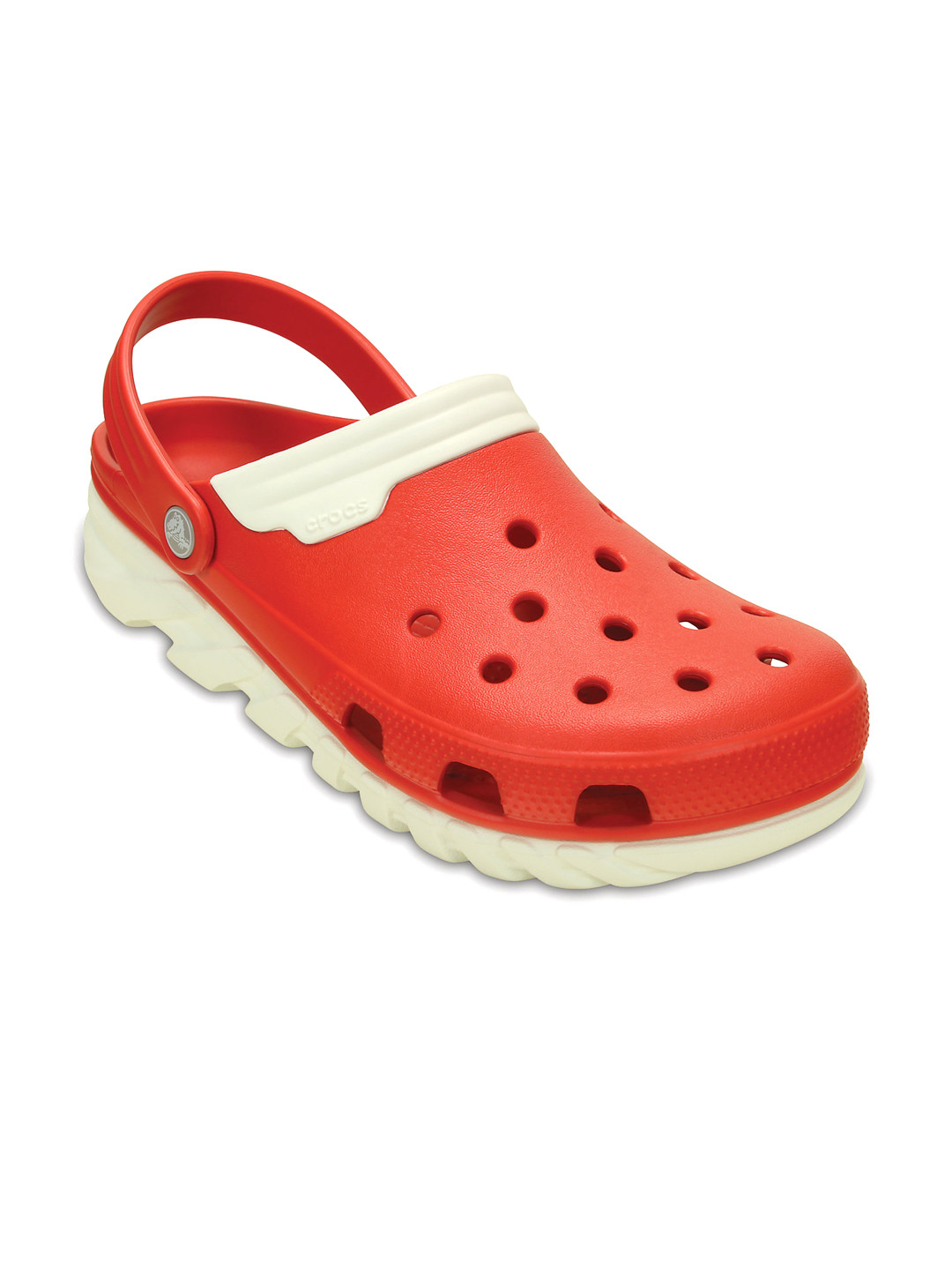 Buy Crocs Duet Max Unisex Red Clogs - Flip Flops for Unisex 1261414 ...