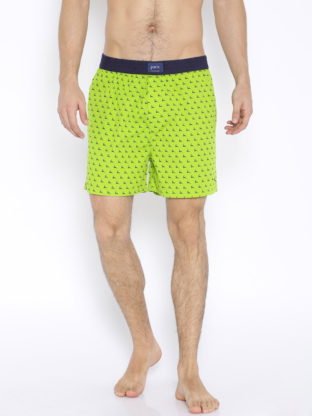 Buy Parx Green Printed Boxers XMNH00128 - Boxers for Men 1263315 | Myntra