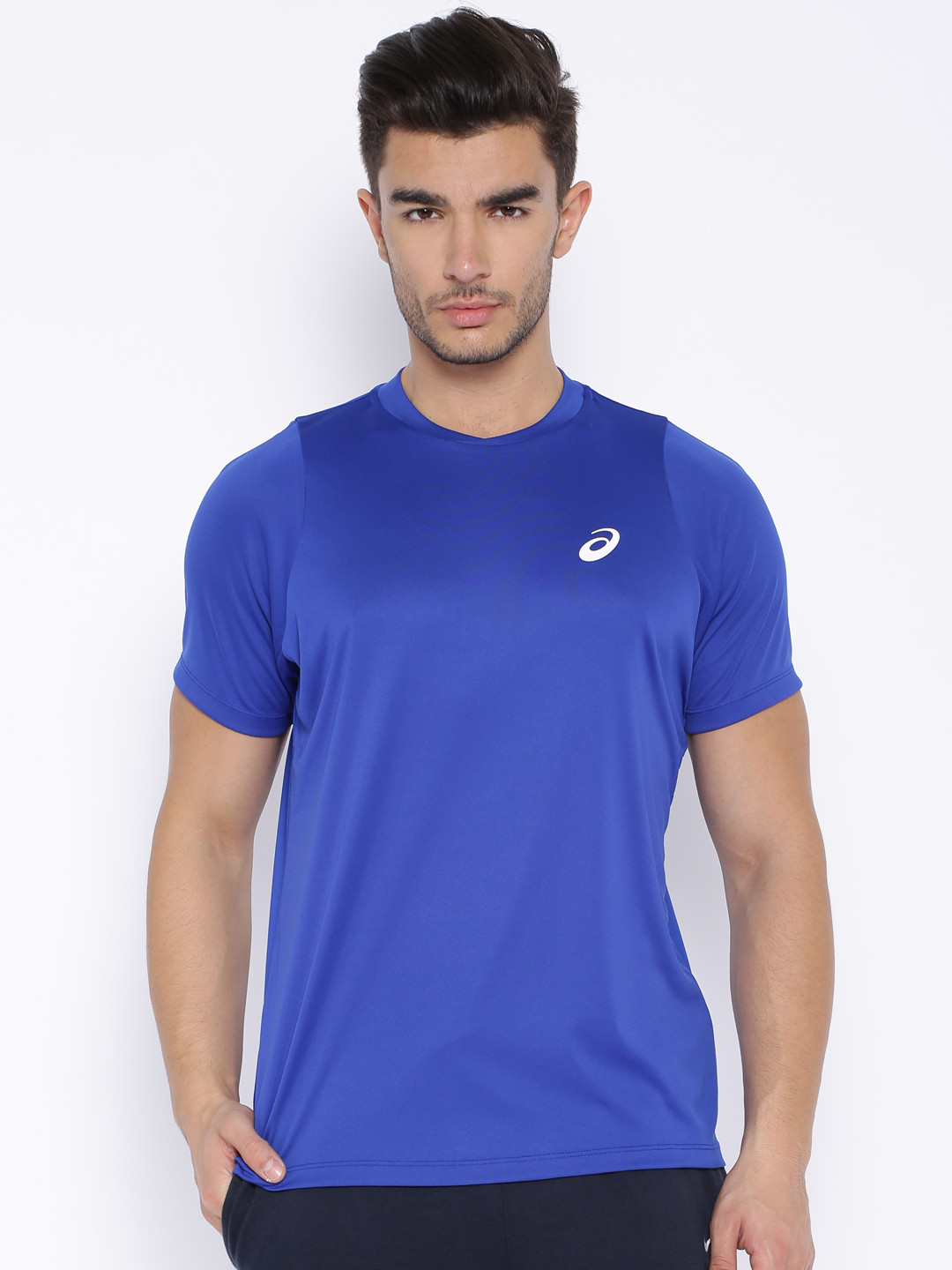 Buy ASICS Blue Running Tennis T Shirt - Tshirts for Men 1265371 | Myntra