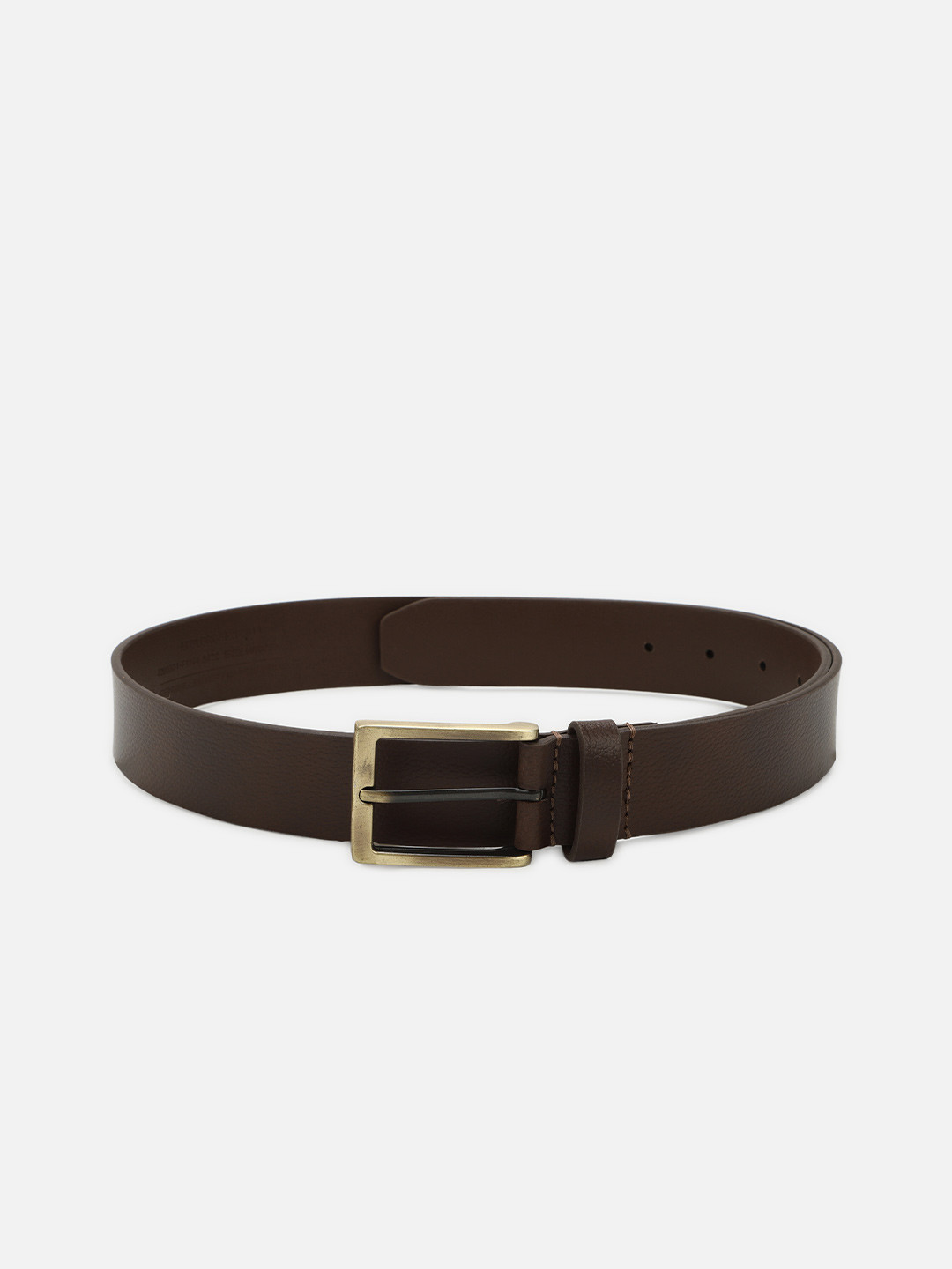 Buy Louis Philippe Men Brown Textured Leather Belt - Belts for Men ...