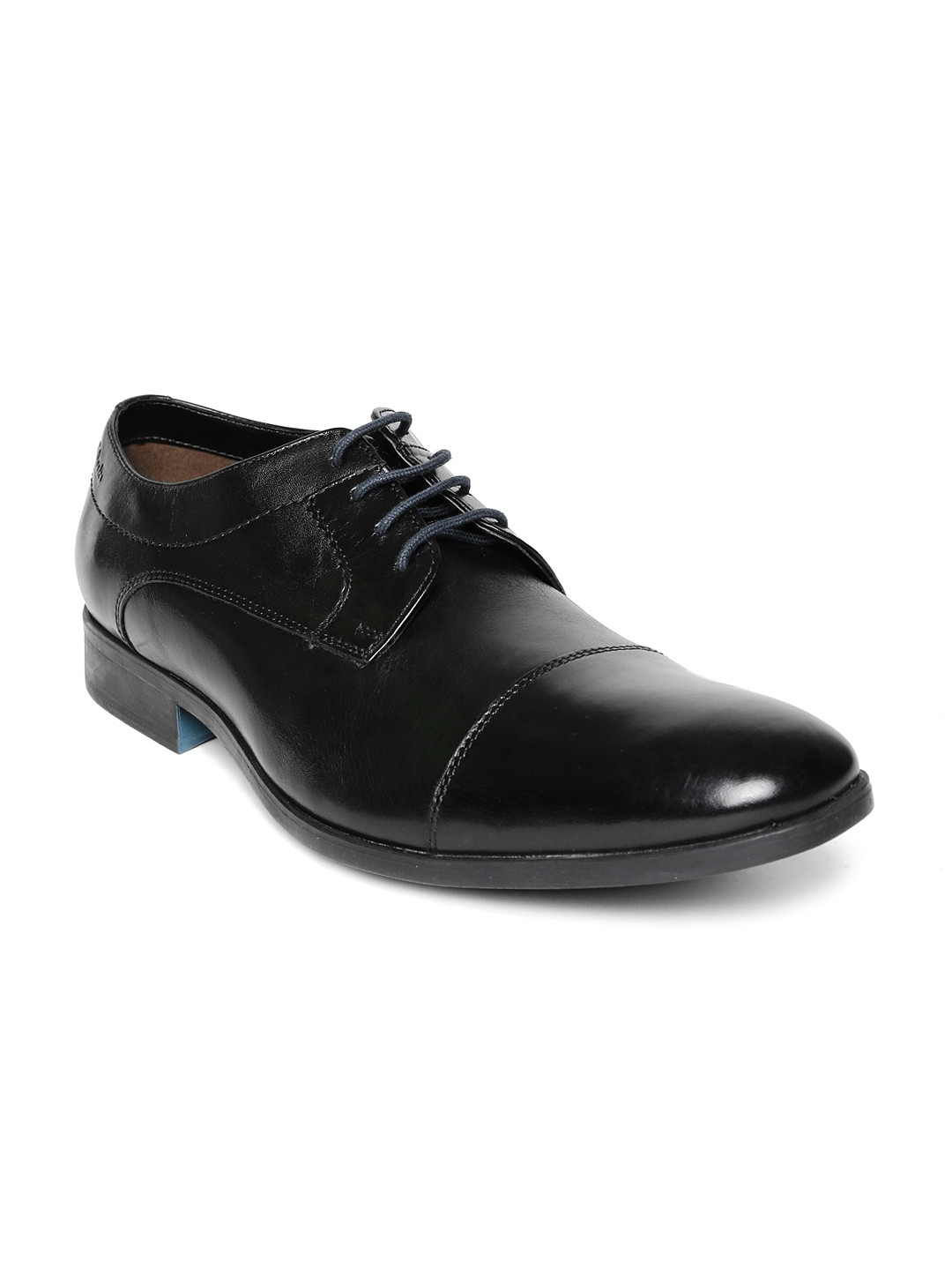 Buy Clarks Men Black Leather Derby Formal Shoes - Formal Shoes for Men ...