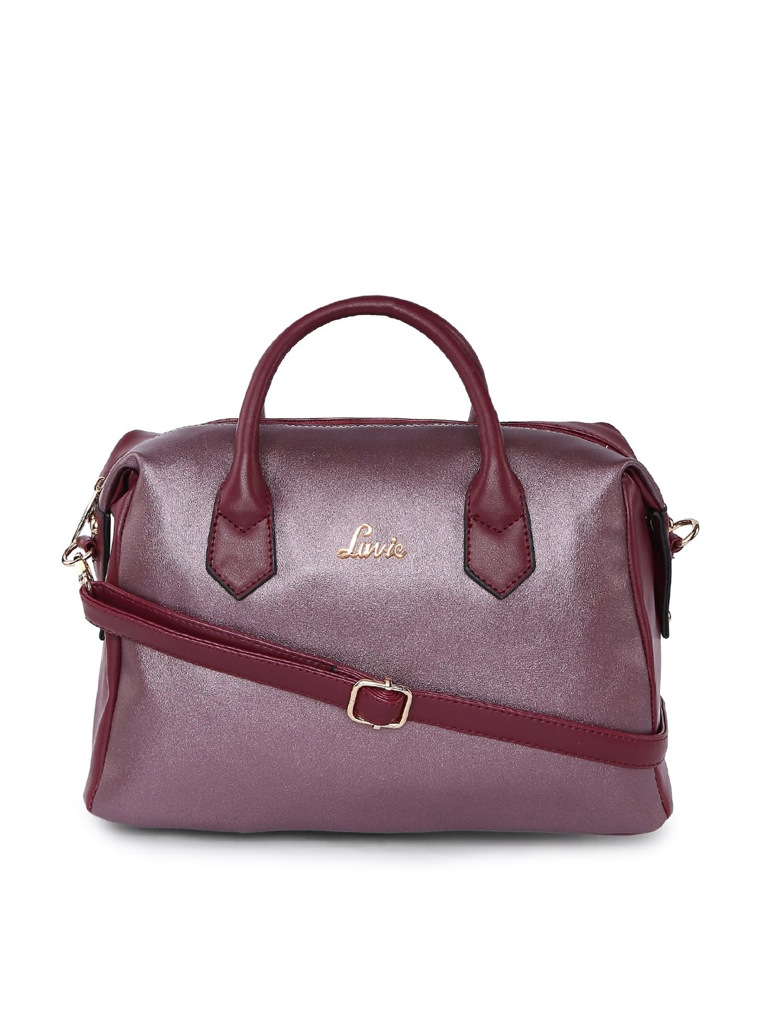 Buy Lavie Mauve Solid Handheld Bag - Handbags for Women 12665702 | Myntra