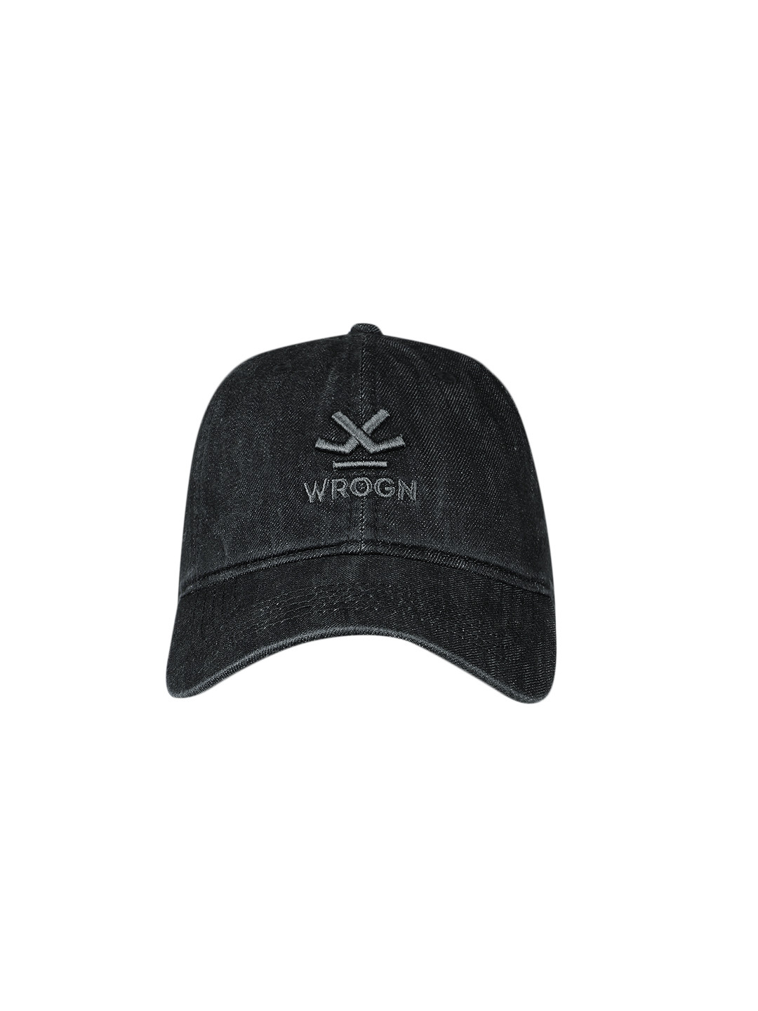 Buy WROGN Unisex Black Embroidered Baseball Cap - Caps for Unisex ...