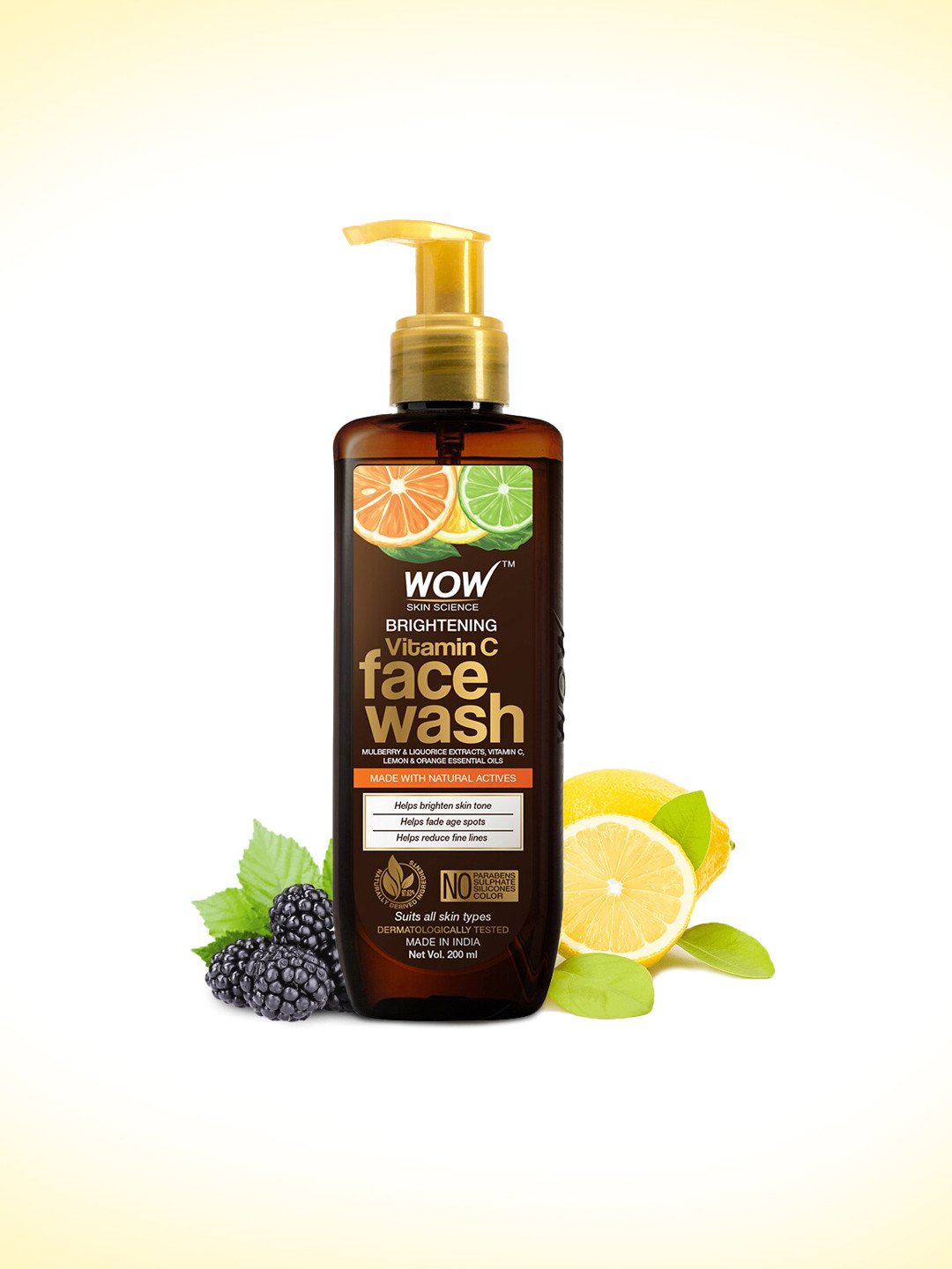 Buy WOW SKIN SCIENCE Brightening Vitamin C Face Wash For Brightening ...