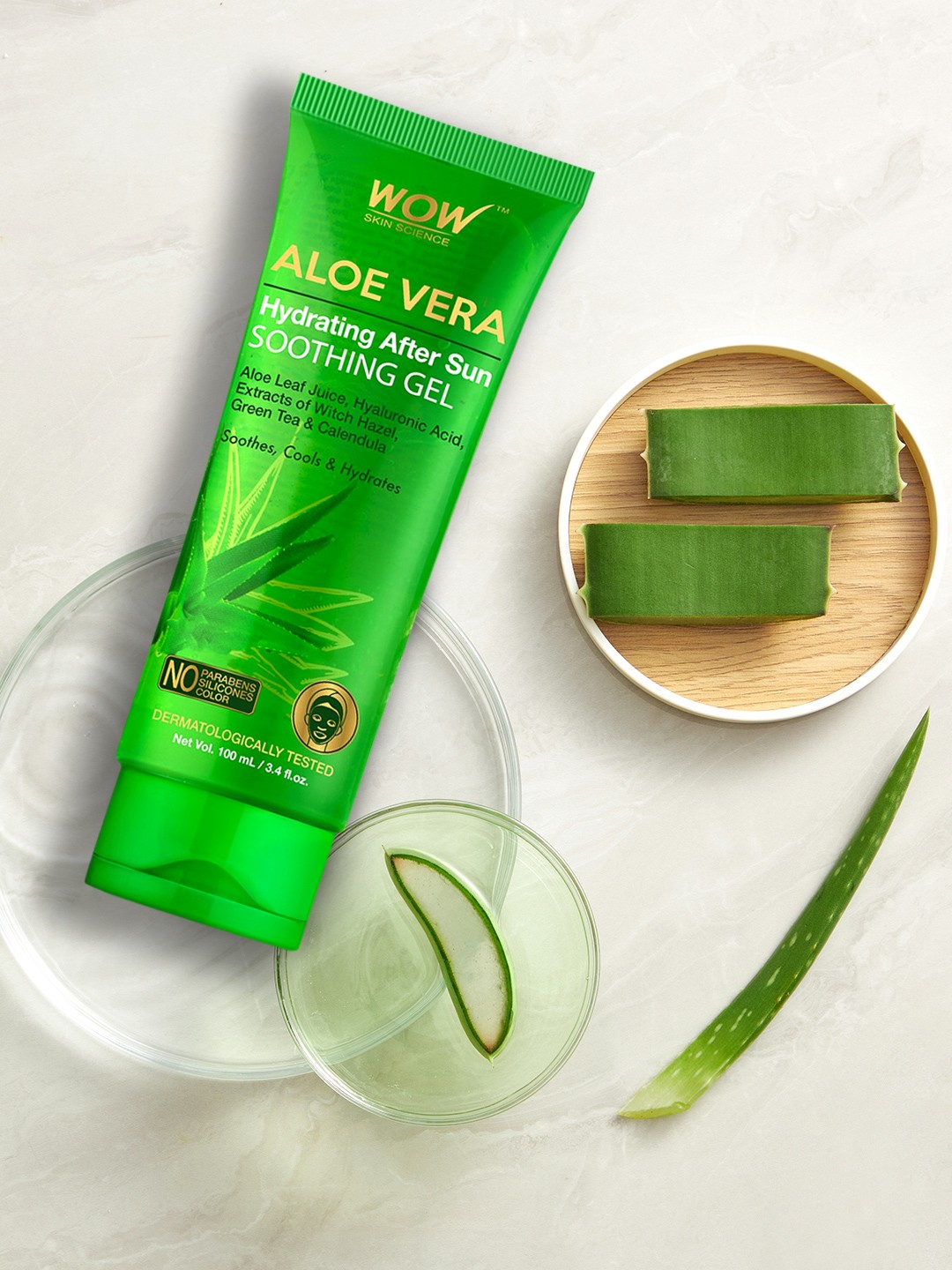 Buy Wow Skin Science Aloe Vera Hydrating After Sun Soothing Gel 100 Ml