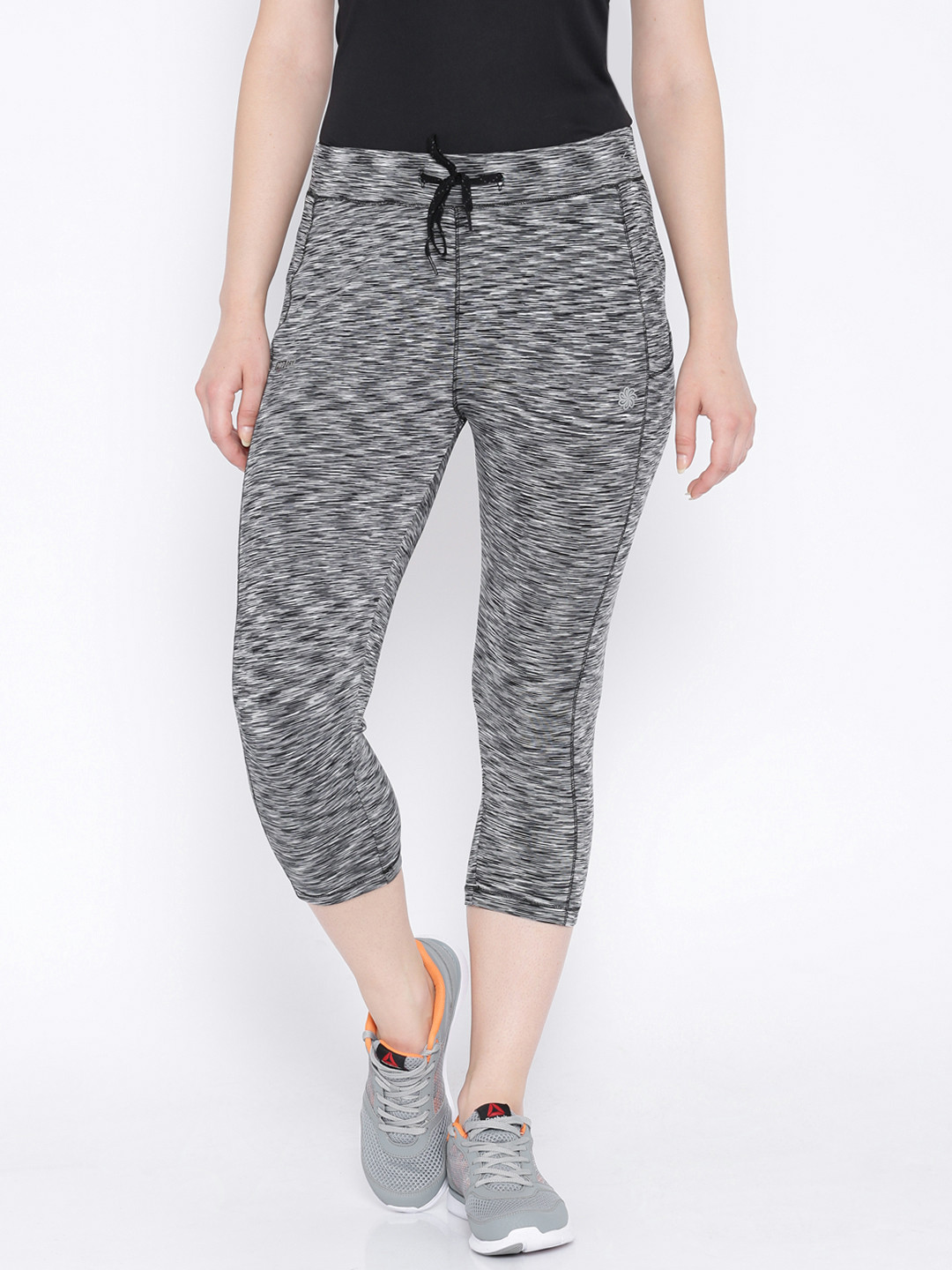 Buy Proline Active Grey Melange Capris - Capris for Women 1269107 | Myntra