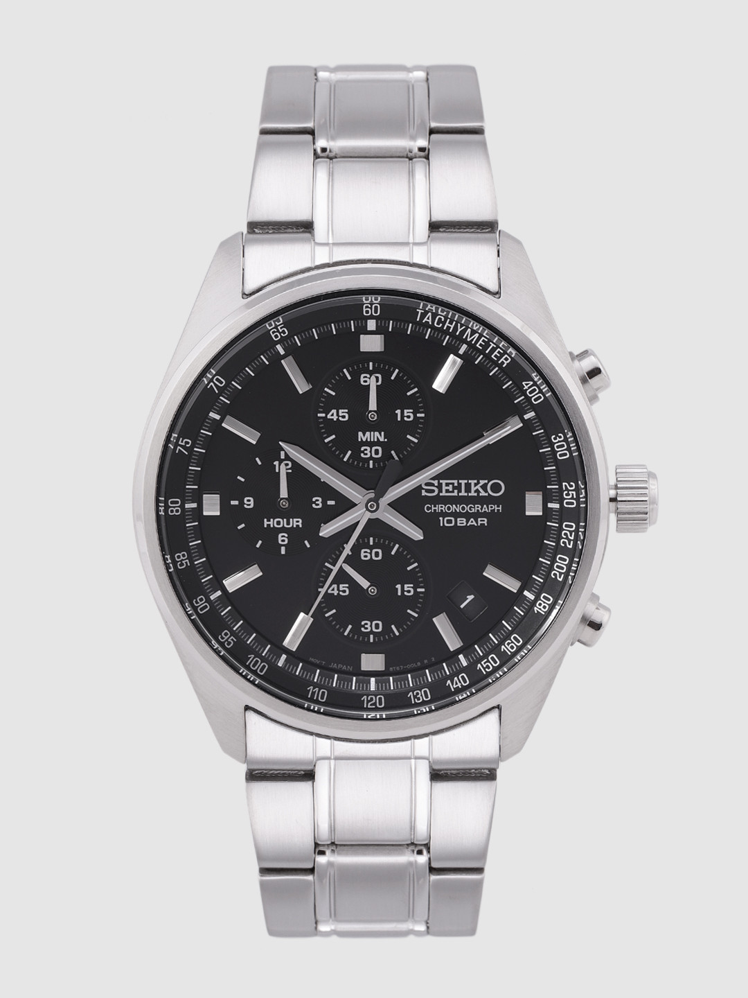 Buy SEIKO Men Black Chronograph Analogue Watch SSB379P1 - Watches for ...