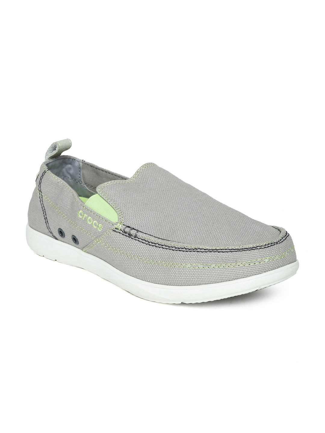Buy Crocs Men Grey Slip Ons - Casual Shoes for Men 1274812 | Myntra