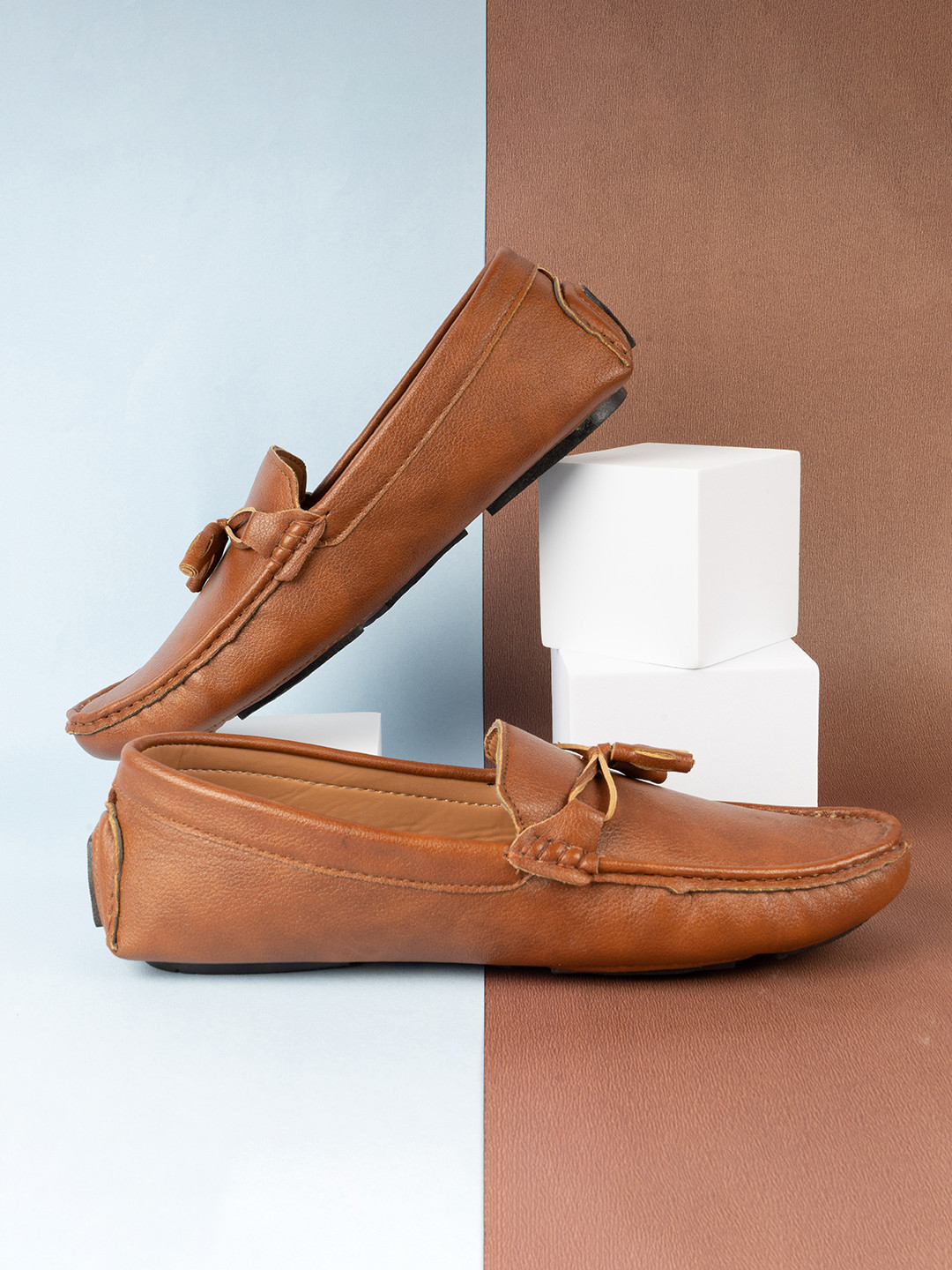 Buy HIGHLANDER Men Brown Wide Fit Driving Shoes - Casual Shoes for Men ...