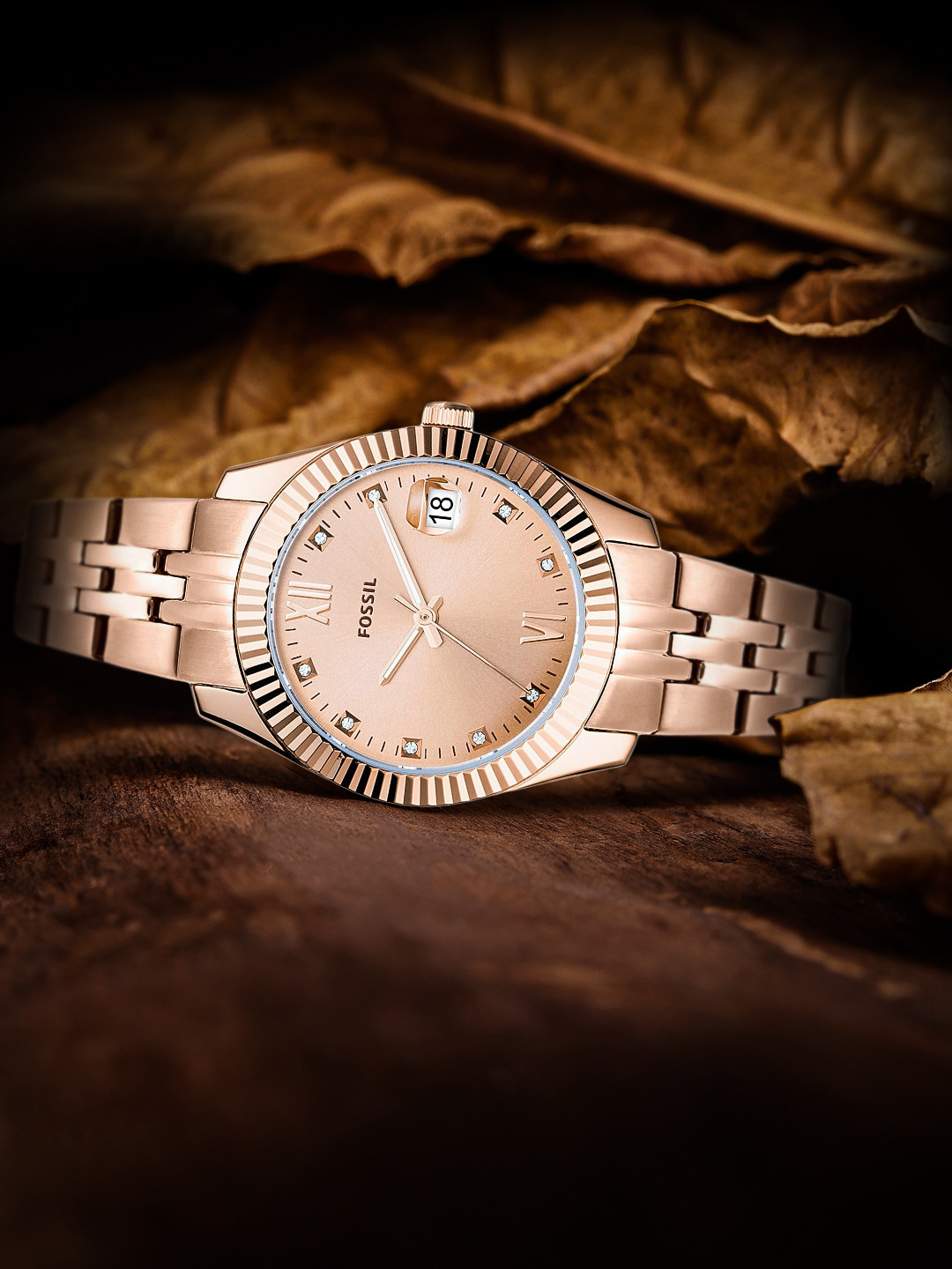 Buy Fossil Women Rose Gold Analogue Watch ES4898 - Watches for Women ...