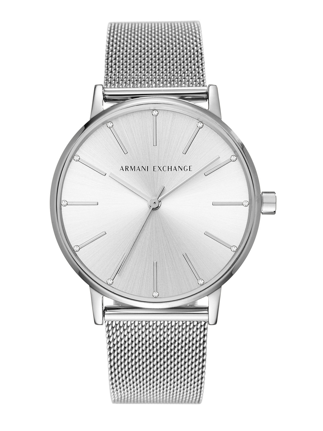 Buy Armani Exchange Women Silver Analogue Watch AX5535 - Watches for ...