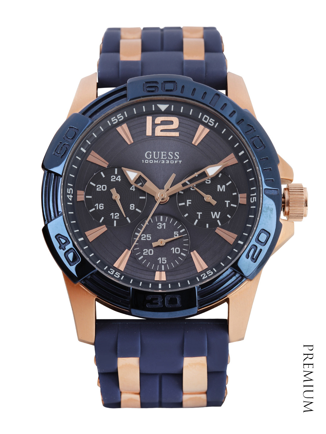 Buy GUESS Men Navy Dial Watch W0366G4 - Watches for Men 1279834 | Myntra