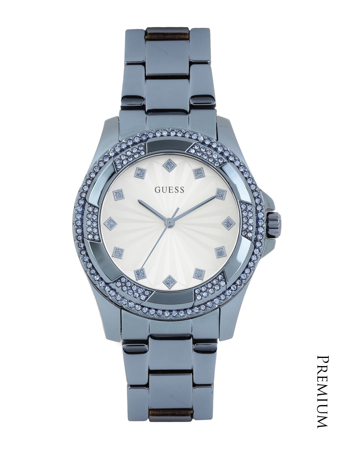 Buy GUESS Women Silver Toned Dial Watch W0702L1 - Watches for Women ...