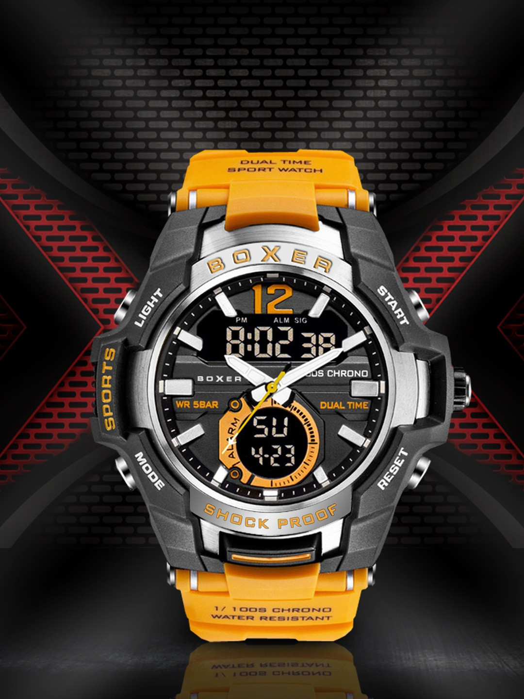 Buy BOXER Men Black Analogue And Digital Watch BG00186 - Watches for ...