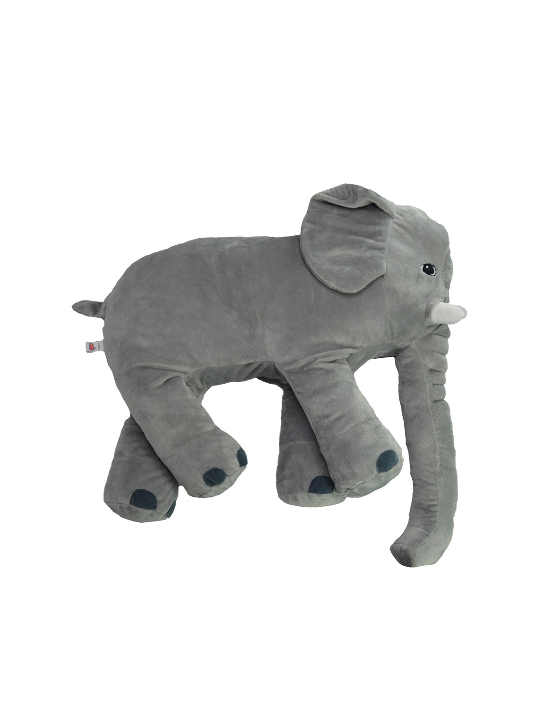 Buy Ultra Kids Grey Solid Cuddly Elephant Stuffed Plush Pillow Toy ...
