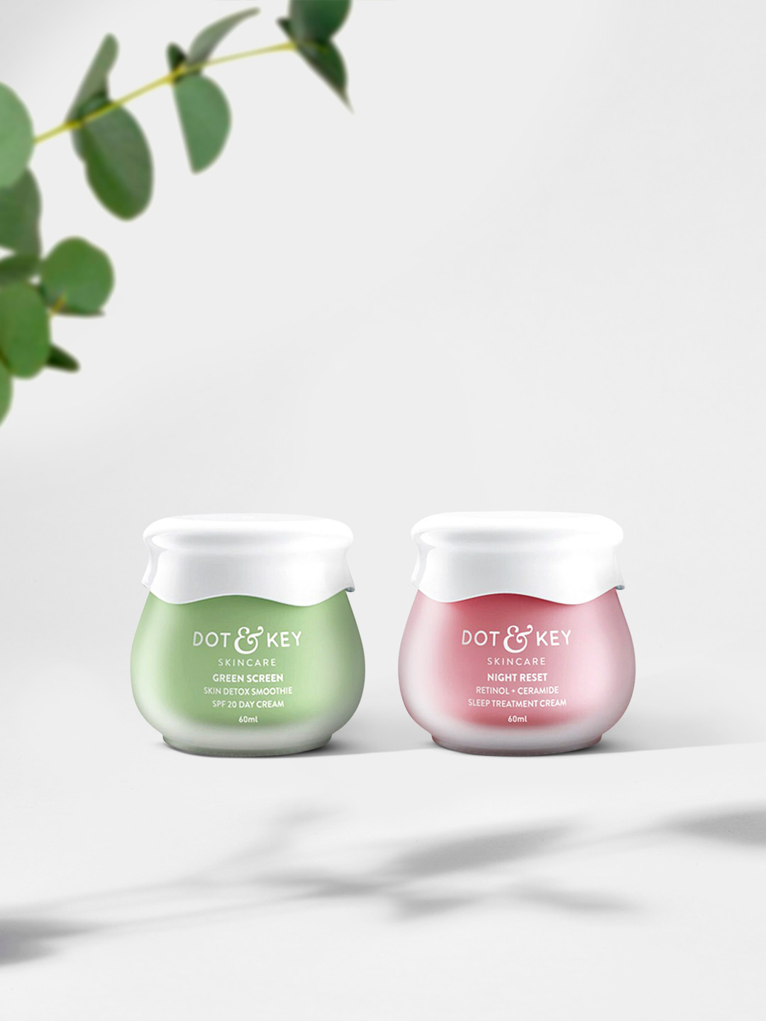 Buy DOT & KEY Day & Night Cream Duo 60 Ml - Face Moisturisers for ...