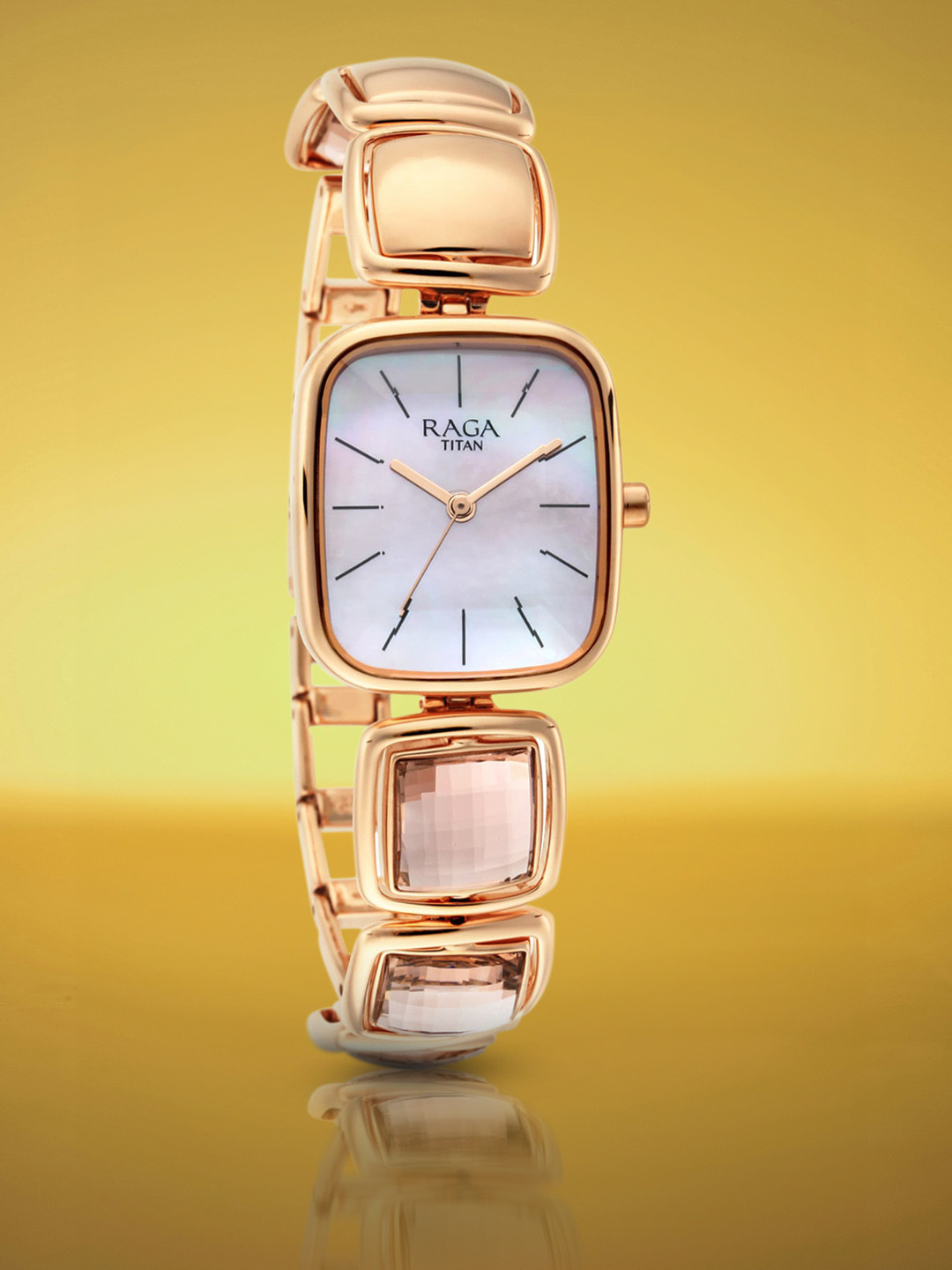 Buy Titan Women Pink Analogue Watch 95136WM01 - Watches for Women ...