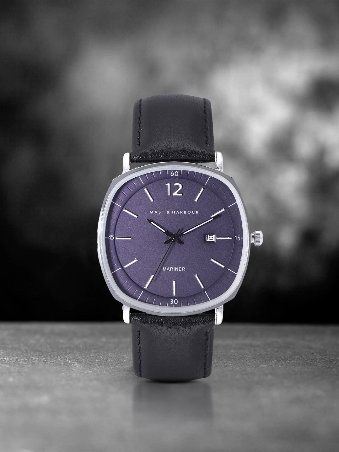 Buy Mast & Harbour Unisex Navy Blue Analogue Mariner Watch MFB PN LB ...