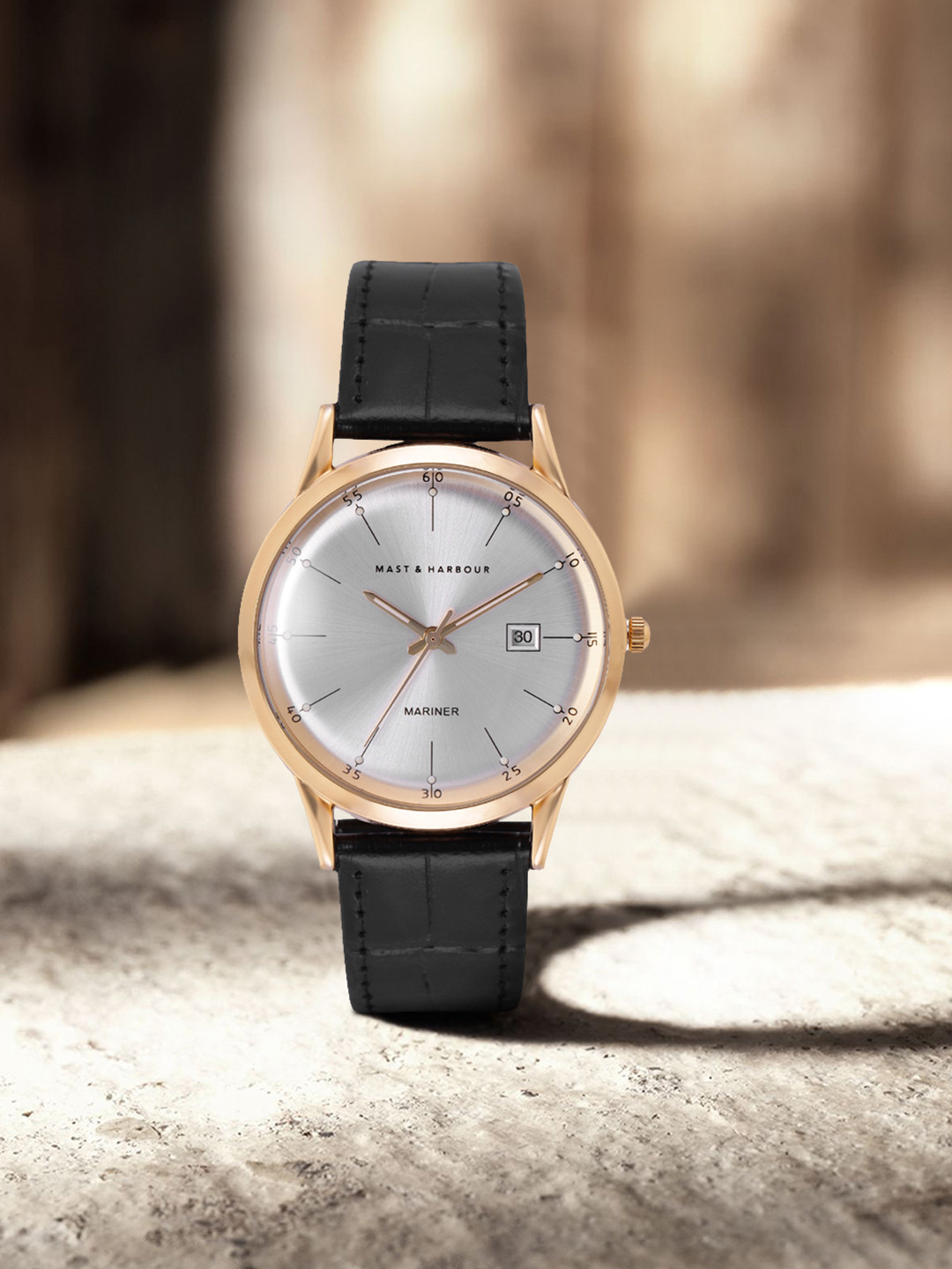 Buy Mast & Harbour Unisex Off White Analogue Watch MFB PN LB 5075 ...