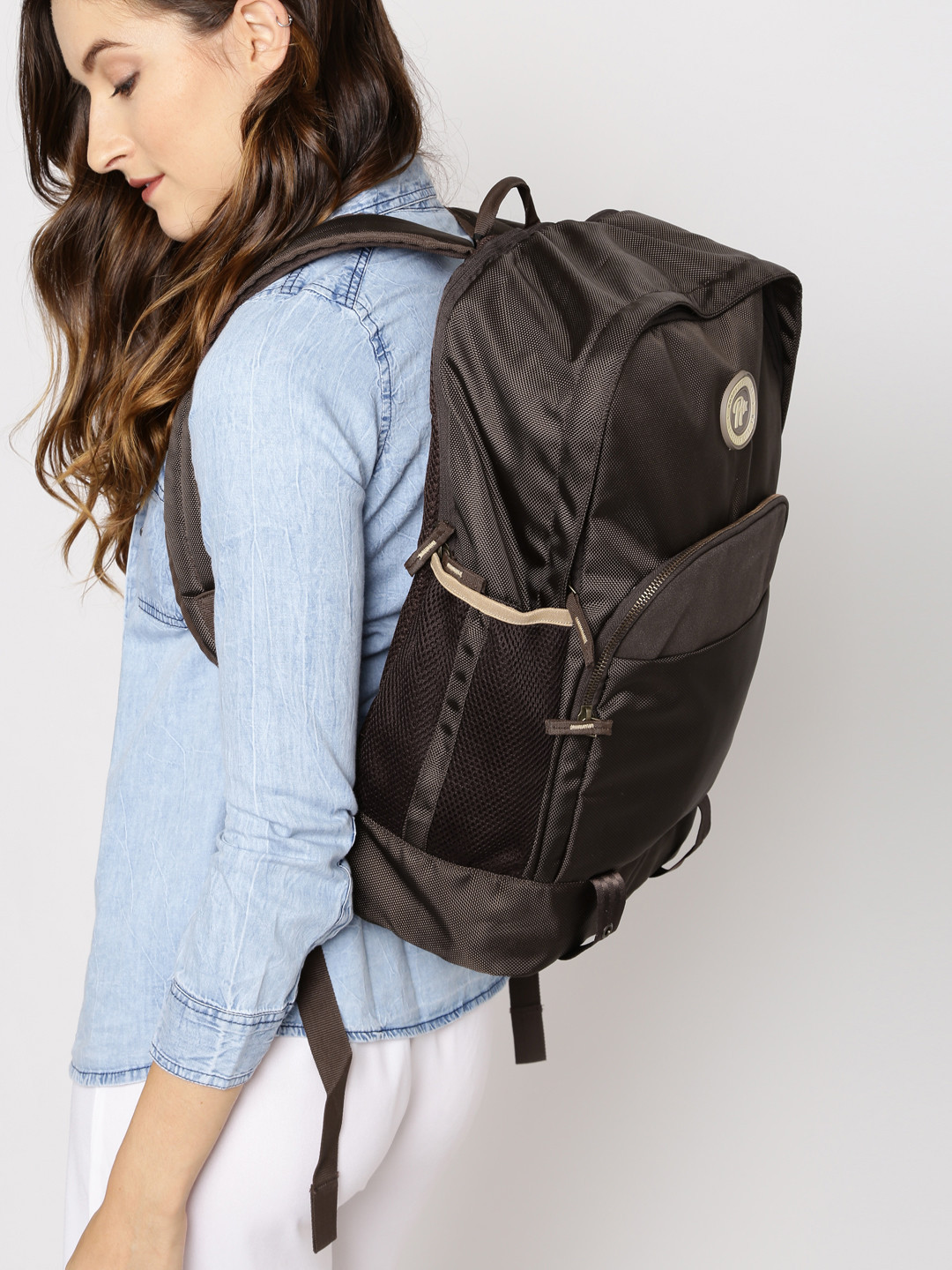Buy Roadster Unisex Brown Backpack - Backpacks for Unisex 1287338 | Myntra